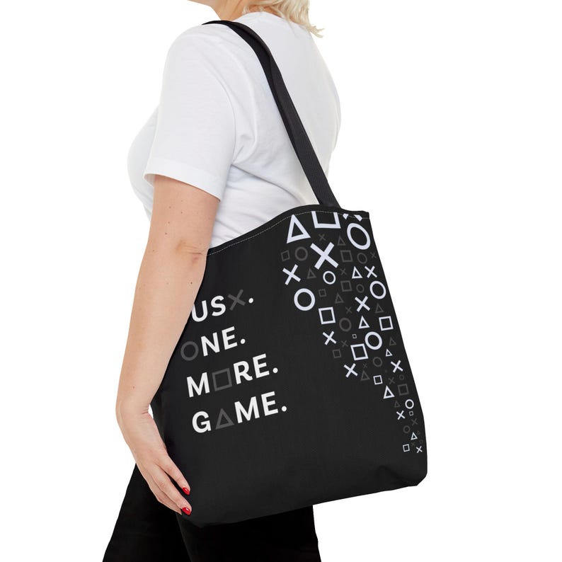 Just One More Game Tote Bag: Gamer Accessory - Etsy