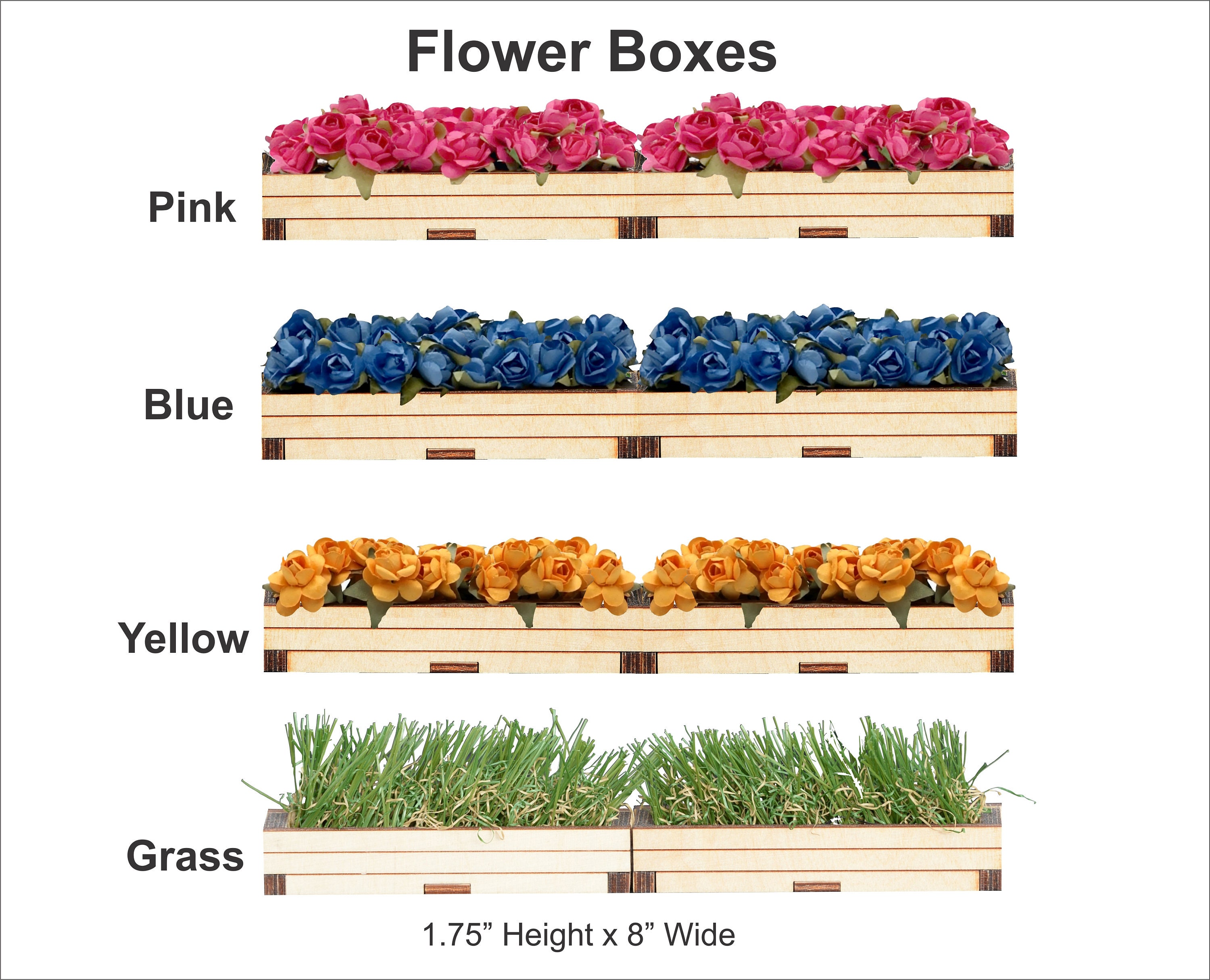 Toy Jump Flower Boxes: Grand Prix Decor Accessory - Etsy