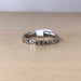 Stackable Name Ring: ONE Custom Hand Stamped Stainless Steel - Etsy
