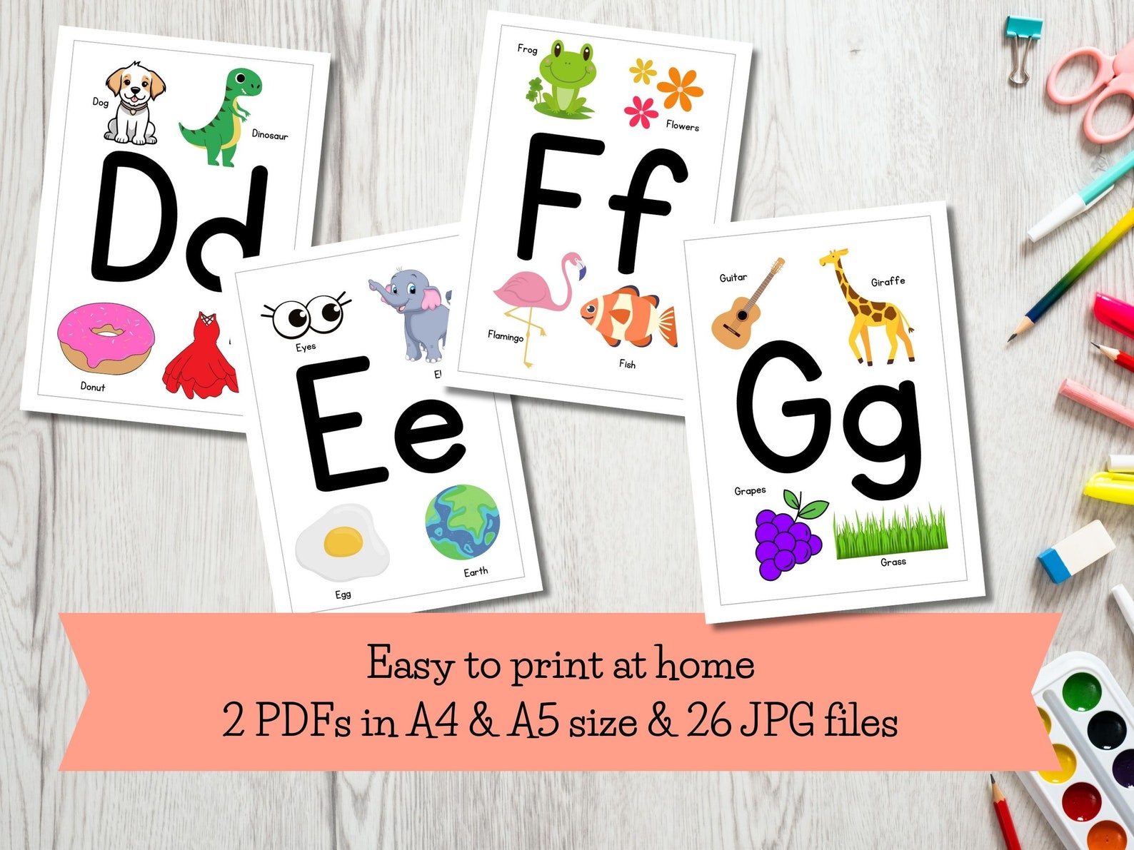Fun & Educational Alphabet Printables for Kids, Learn the Alphabet With ...