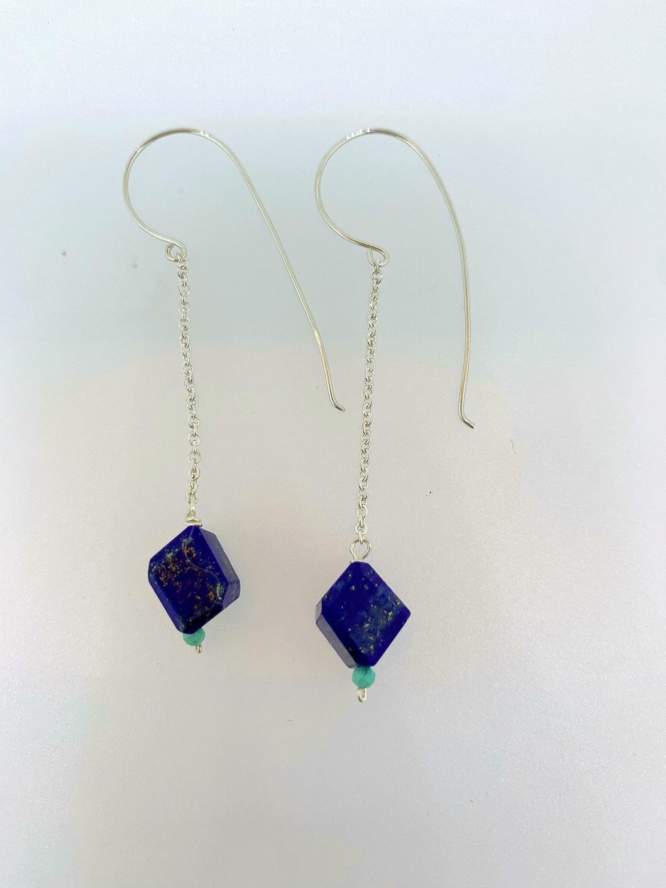 Freeform Lapis Drop - Etsy