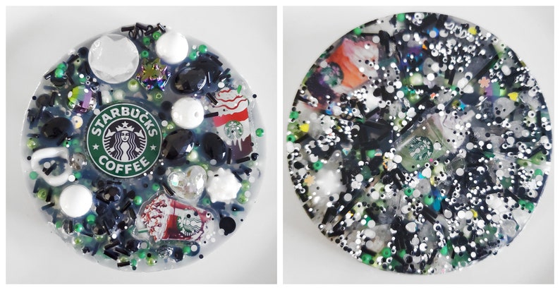 Picky Pads Coffee Theme Silicone Sensory Toy for Fidget Picking Round ...