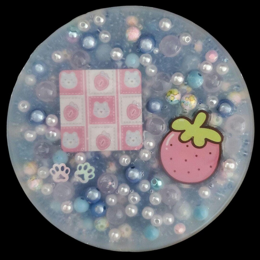 Strawberry Bear Picky Pad Silicone Picking Sensory Toy With Blue and ...