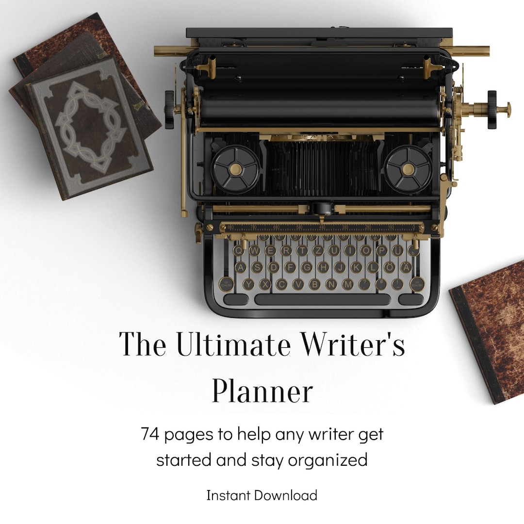 The Ultimate Writer's Planner Writing Organization Character Sheets ...