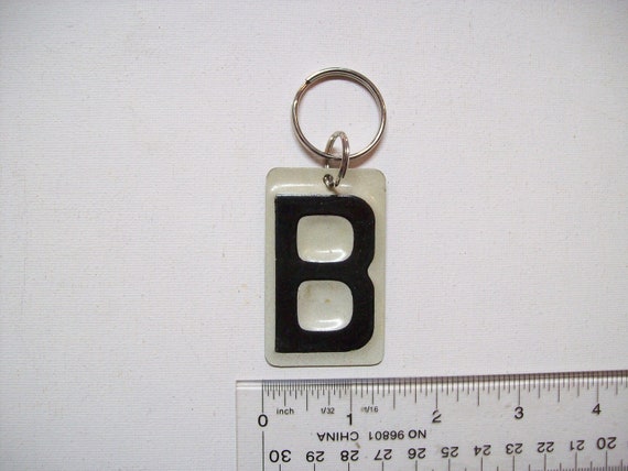 Handcrafted Letter B Keychain Zipper Pull made | Etsy