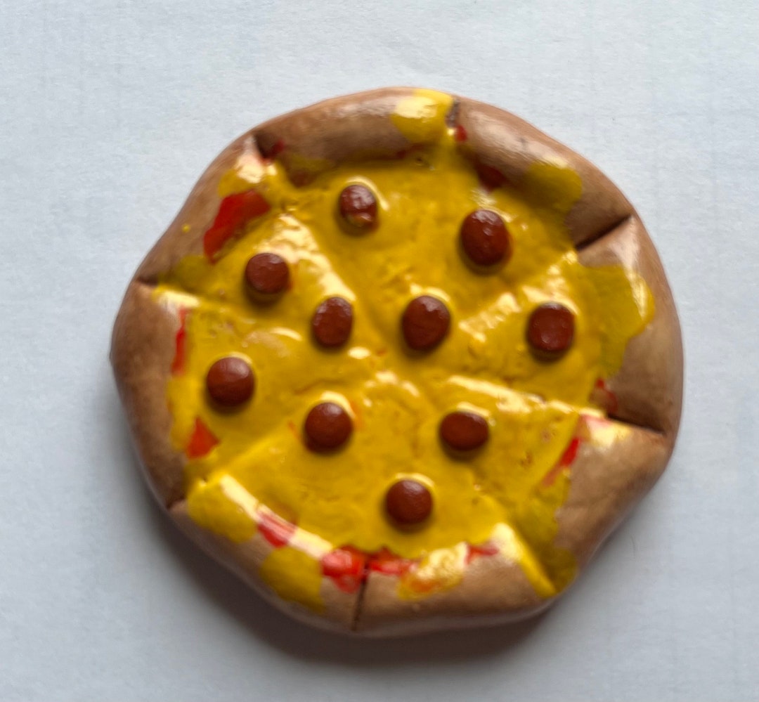 Magnet, Pizza, Pepperoni Pizza, Kitchen Item, Food Magnet, Food, Fridge ...