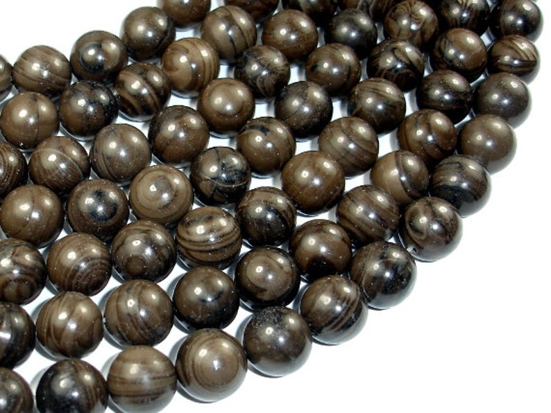 Coffee Jasper Beads 12mm 12.5 Mm Round Beads 15 Inch Full - Etsy