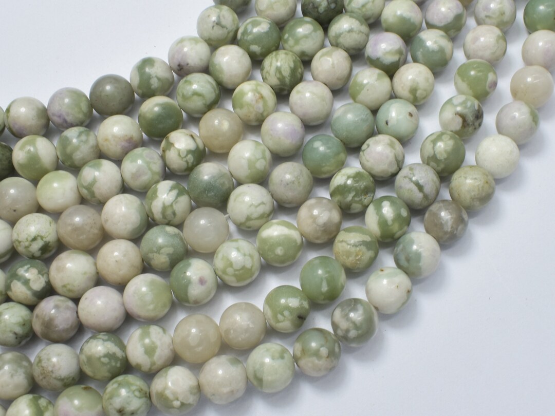 Peace Jade Beads, Round, 8mm, 15 Inch, Full Strand, Approx. 45 Beads ...