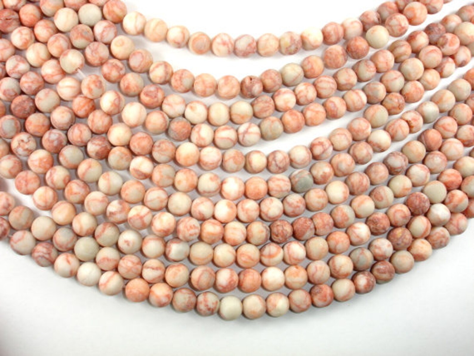 Matte Red Line Jasper 8mm 8.5mm Round Beads 15.5 Inch - Etsy