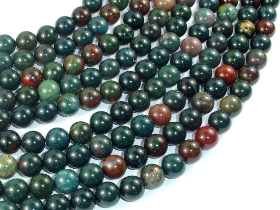 Indian Bloodstone 8mm 8.5mm Round 15.5 Inch Full Strand - Etsy