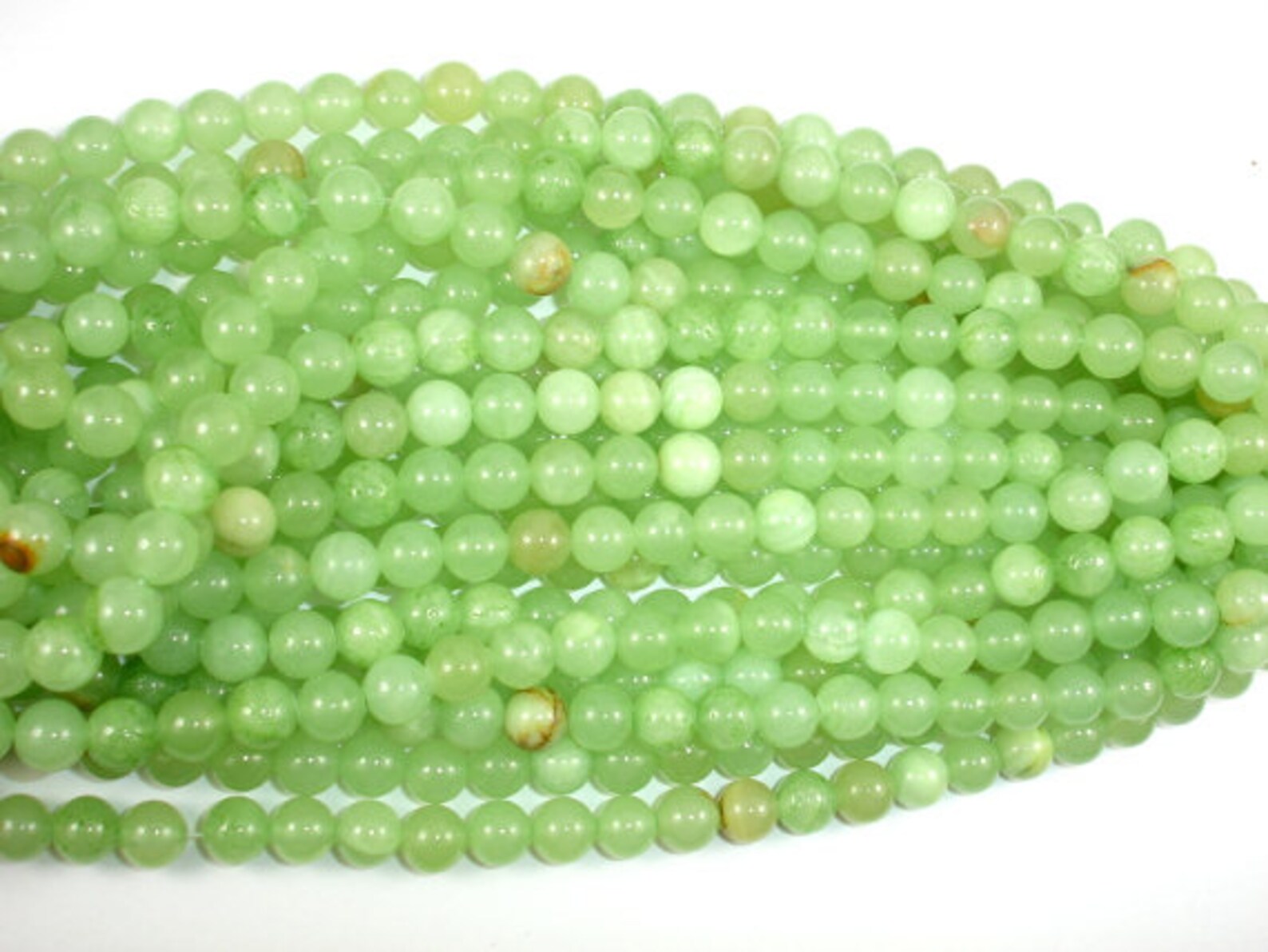 Afghan Jade Beads Round 8mm 16 Inch Full Strand Approx 52 | Etsy