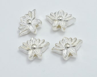 30pcs Lotus Flower Beads 10x9mm Lotus Seeds Beads silver - Etsy