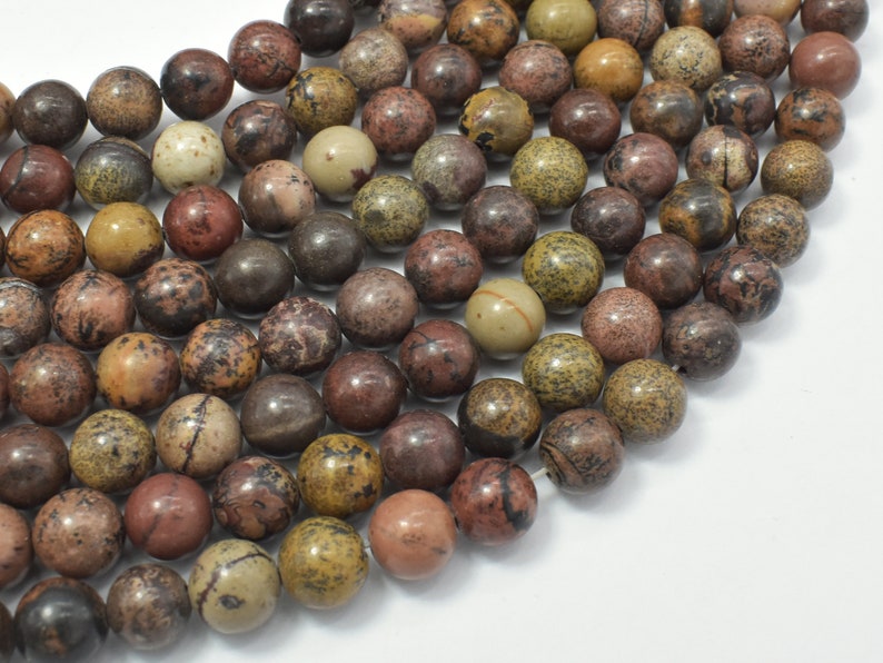 Artistic Jasper Chohua Jasper 8mm Round Beads 15.5 Inch - Etsy