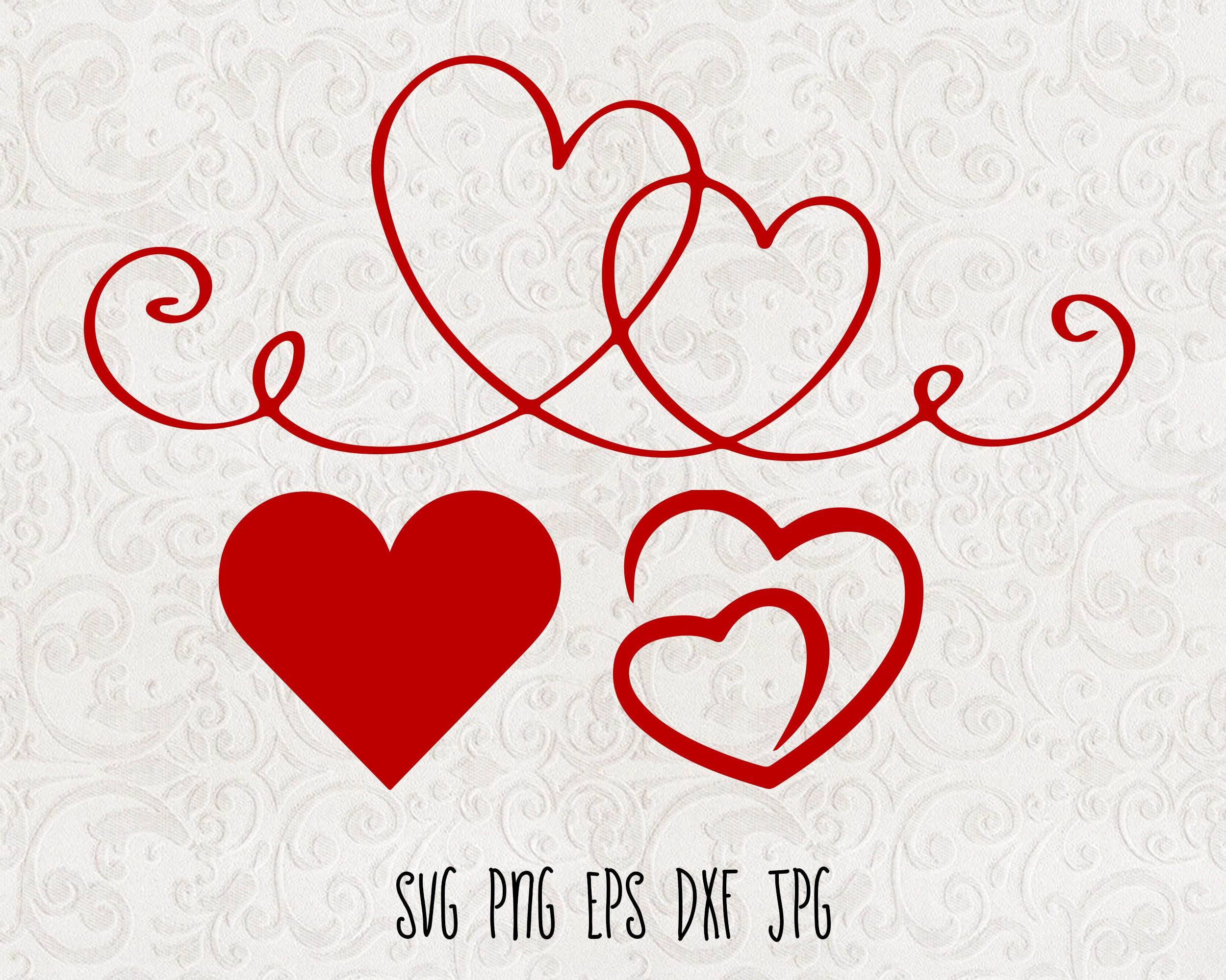 Hart Svg Harten Svg Doodle Harten Svg Valentine Svg Hart Vorm - Etsy ...