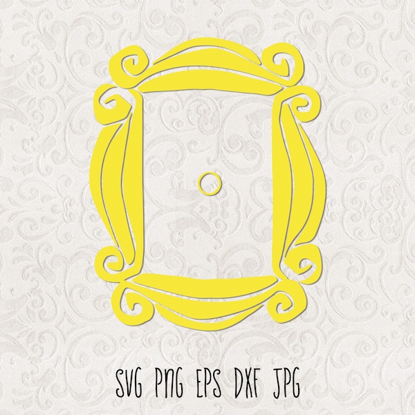 Friends Picture Frame Svg - Etsy