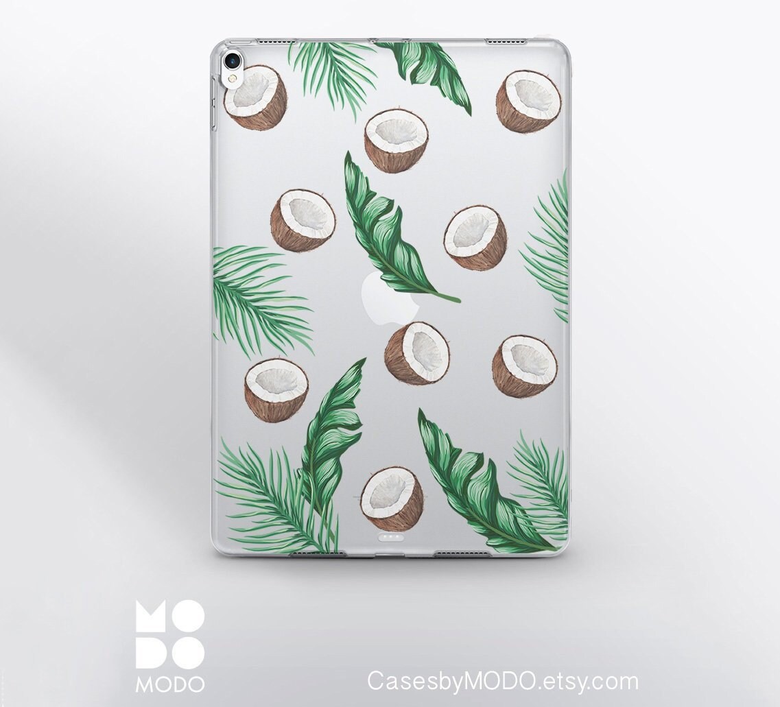 Coconut Fuit iPad 10.2 Case Clear Tropical Leaves 2019 iPad | Etsy