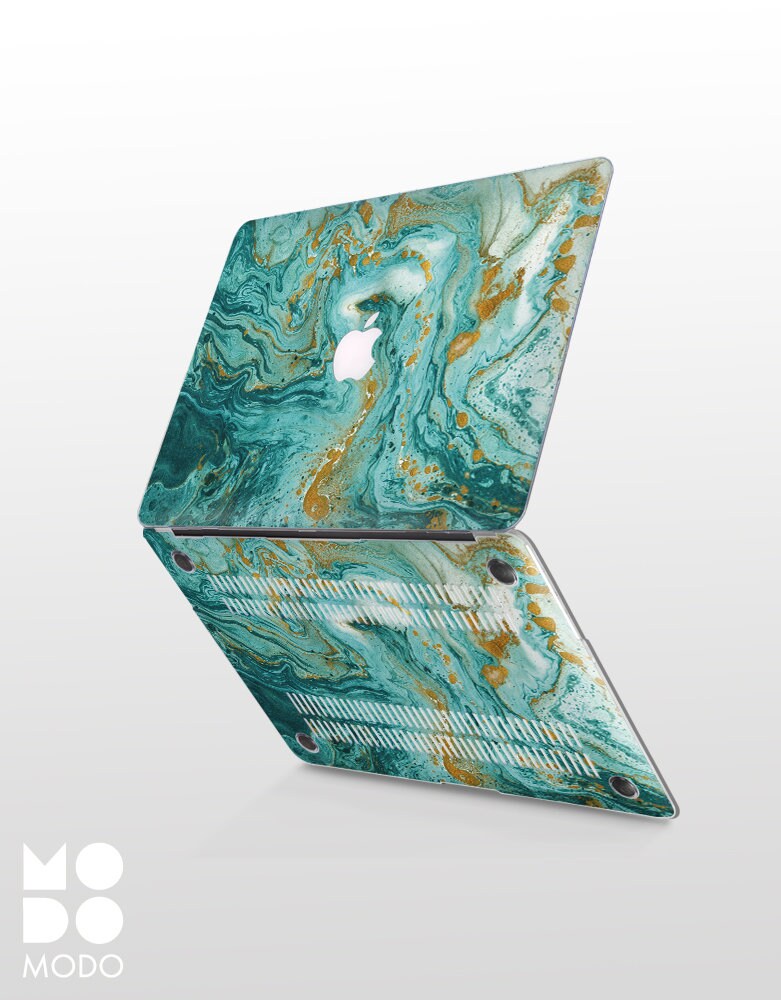 Green Marble Macbook 16 Case Macbook Air 13 New Cover Mac Pro | Etsy