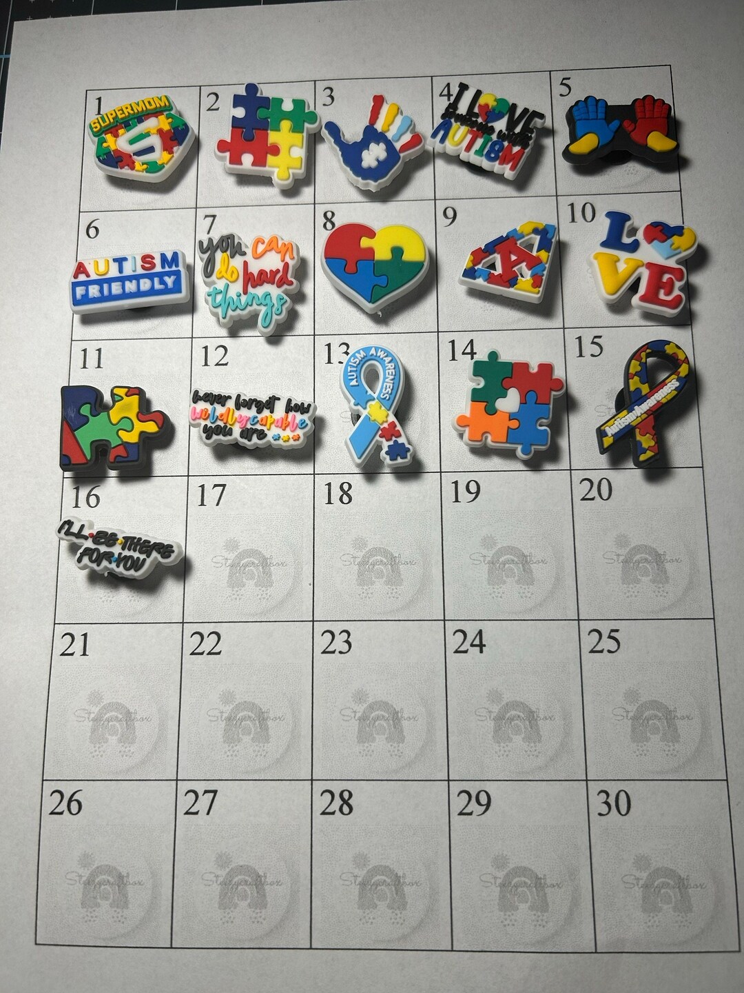 Autism Awareness Shoe Charms | - Etsy