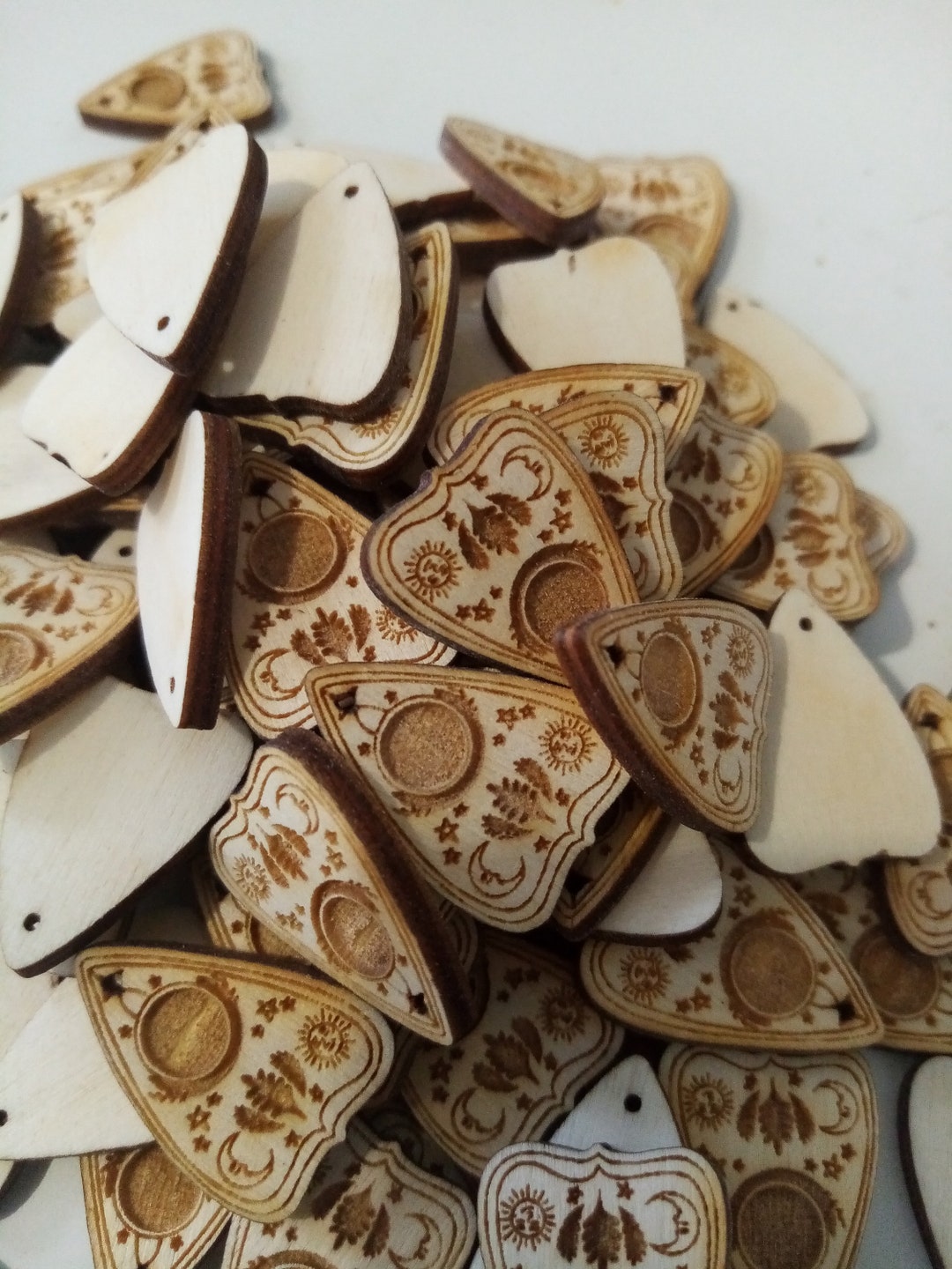 100 Wooden Jewelry Charms, Custom Logo Charms, Event Tags, Brand ...