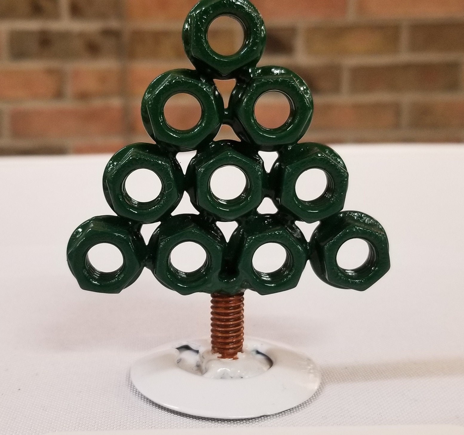 Christmas Tree -made With Nuts and Bolts Car Part Art - Etsy