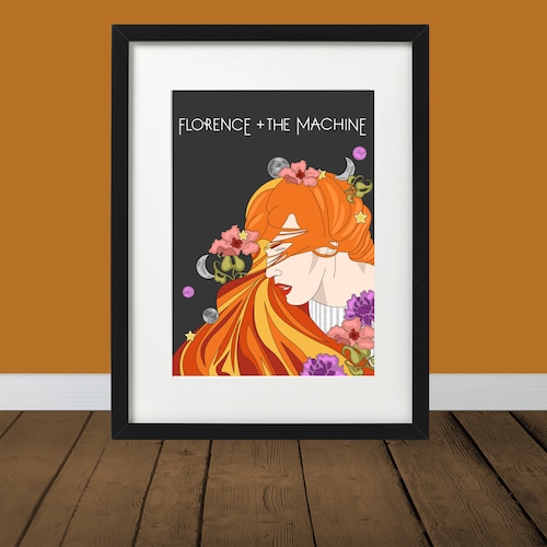 Florence and the Machine Art Print Illustration A4 | Etsy