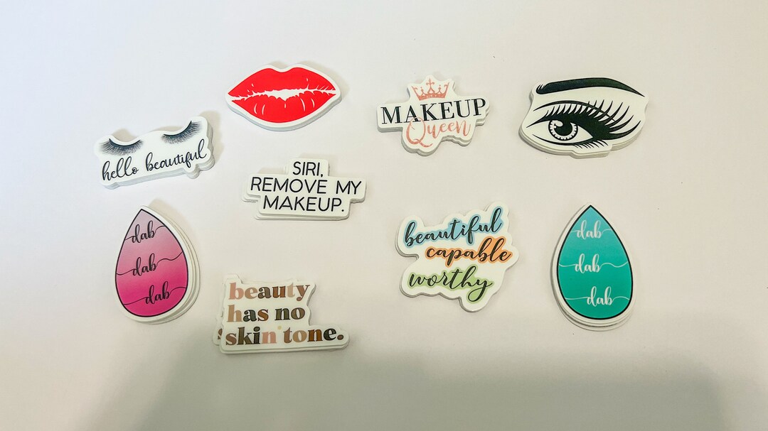2" Makeup Sticker, Stickers for Makeup Lovers, Stickers for Girls ...