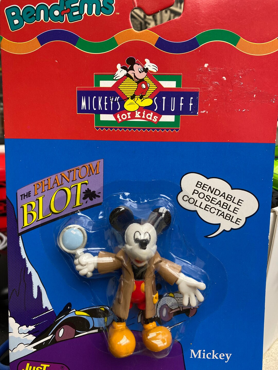 Brand New Bend-ems Mickey Mouse the Phantom Blot Figure - Etsy