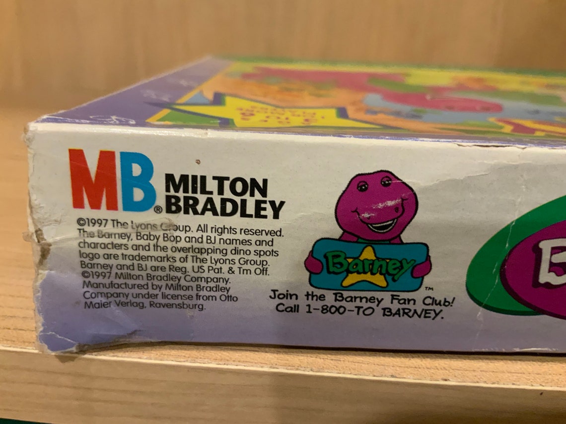 1993 Barney and Friends Memory Game Milton Bradley - Etsy