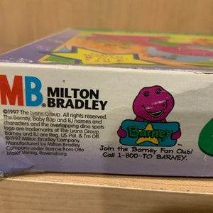 1993 Barney and Friends Memory Game Milton Bradley - Etsy