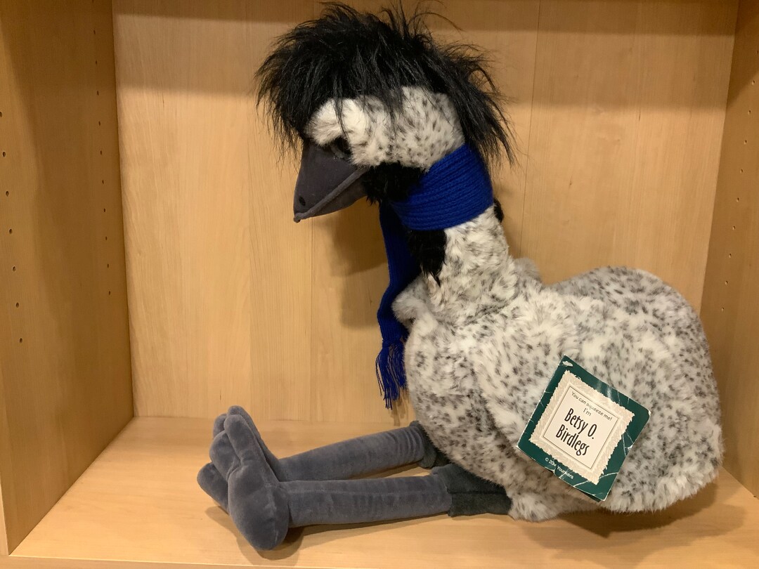 Betsy O Birdlegs Large Plush Emu / Ostrich New With Tags - Etsy