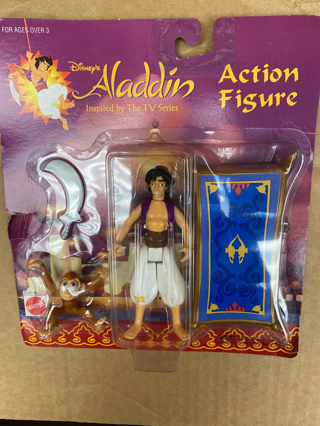 NEW Disney Aladdin Figure With Abu and Flying Carpet - Etsy