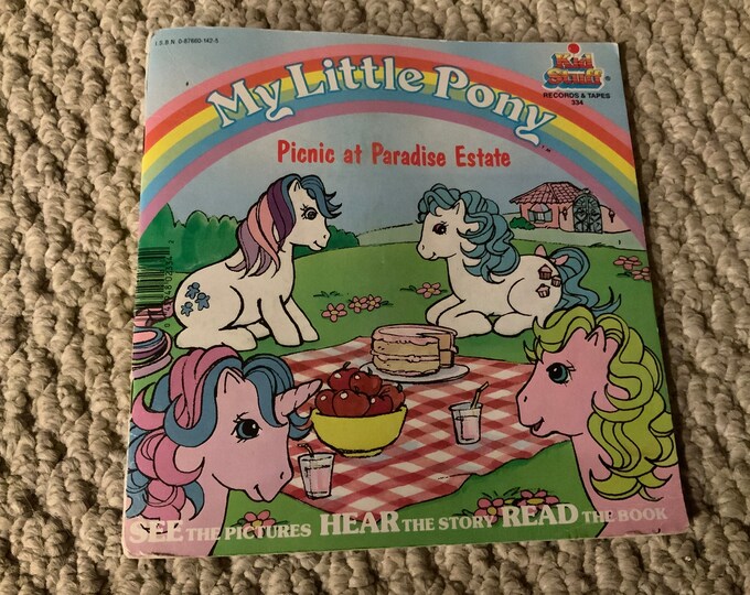 Vintage My Little Pony Cassette Tape and Read Along Book Picnic at ...