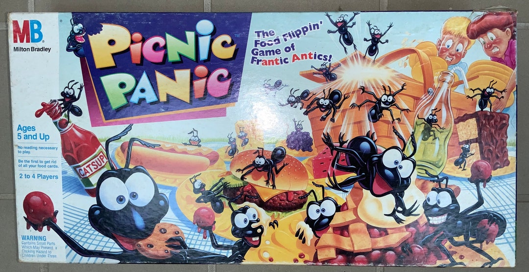Vintage Picnic Panic Board Game Complete - Etsy