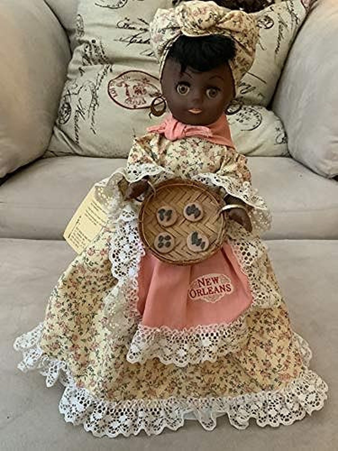 NWT Gambina Odelia Praline Lady New Orleans Doll With Stand #103 - Etsy