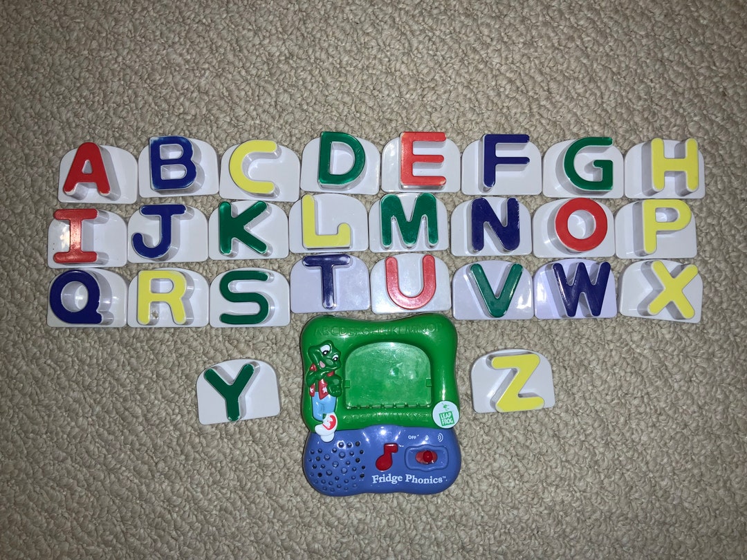 Leapfrog Fridge Phonics Magnetic Letter Sounds Set COMPLETE - Etsy