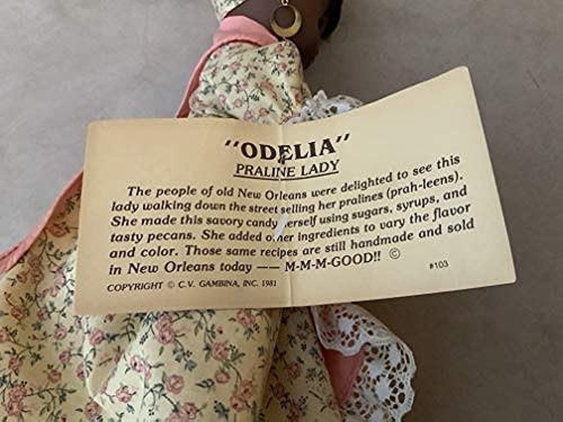 NWT Gambina Odelia Praline Lady New Orleans Doll With Stand #103 - Etsy
