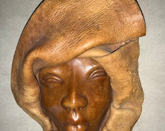 Leather Wall Mask - Etsy