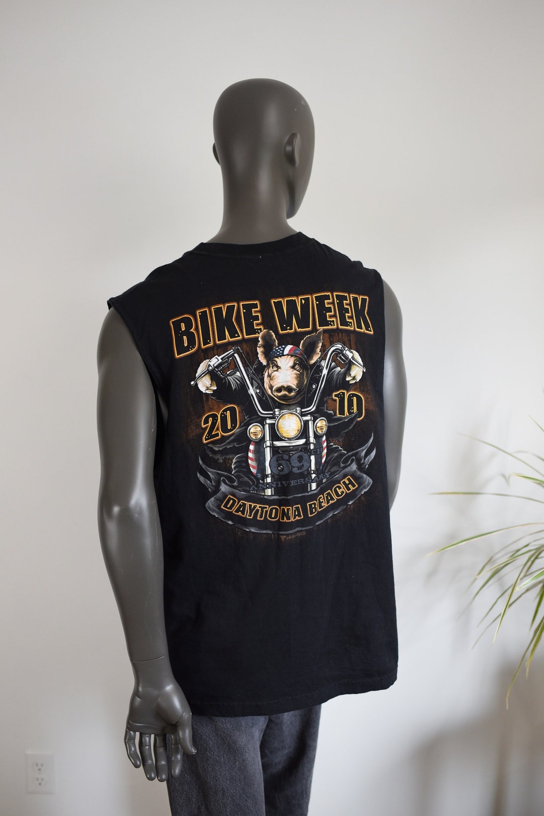2000s Harley Hog Tank Top Bike Week - Etsy