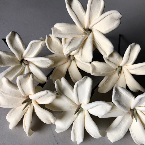 Tiare Foam Flower Ear Flower Hair Pick / Adult Size - Etsy