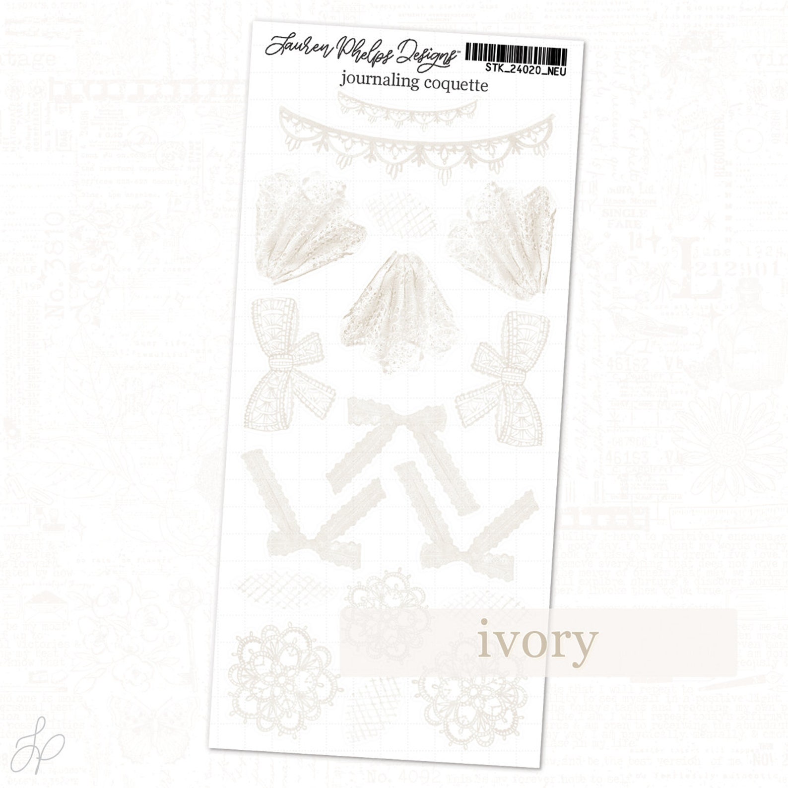 Journaling Coquette | Classically Chic Basics - Etsy