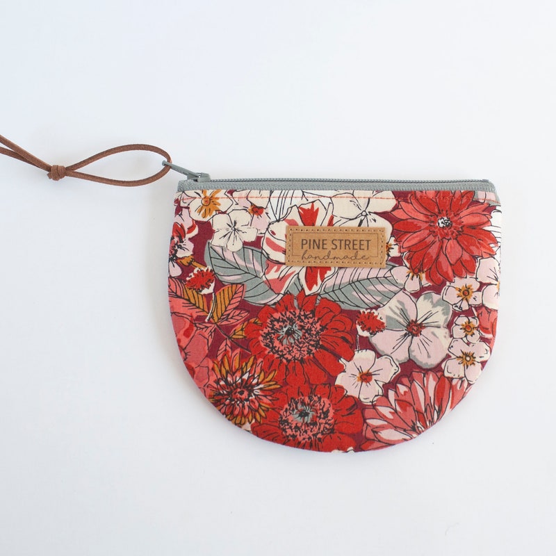 Floral Coin Purse - Etsy