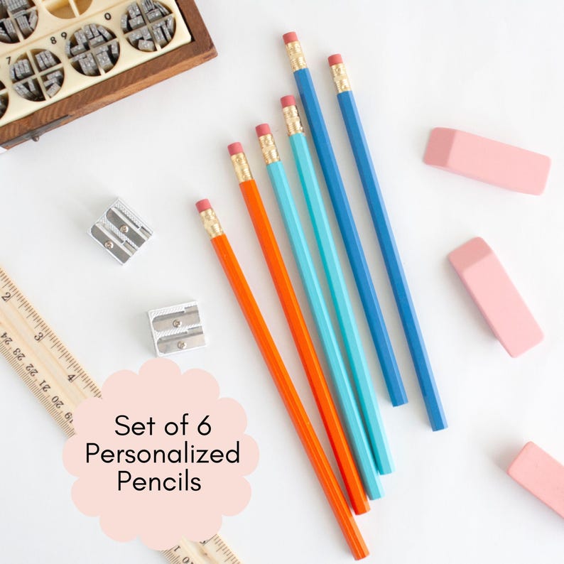 Personalized Pencils, Custom Pencils, Stamped Pencils, Personalized ...
