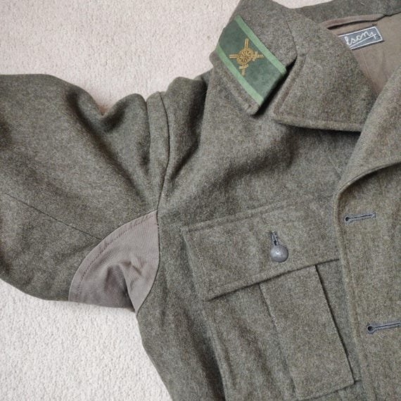 1940 Swedish army field jacket, in grey / green felte… - Gem