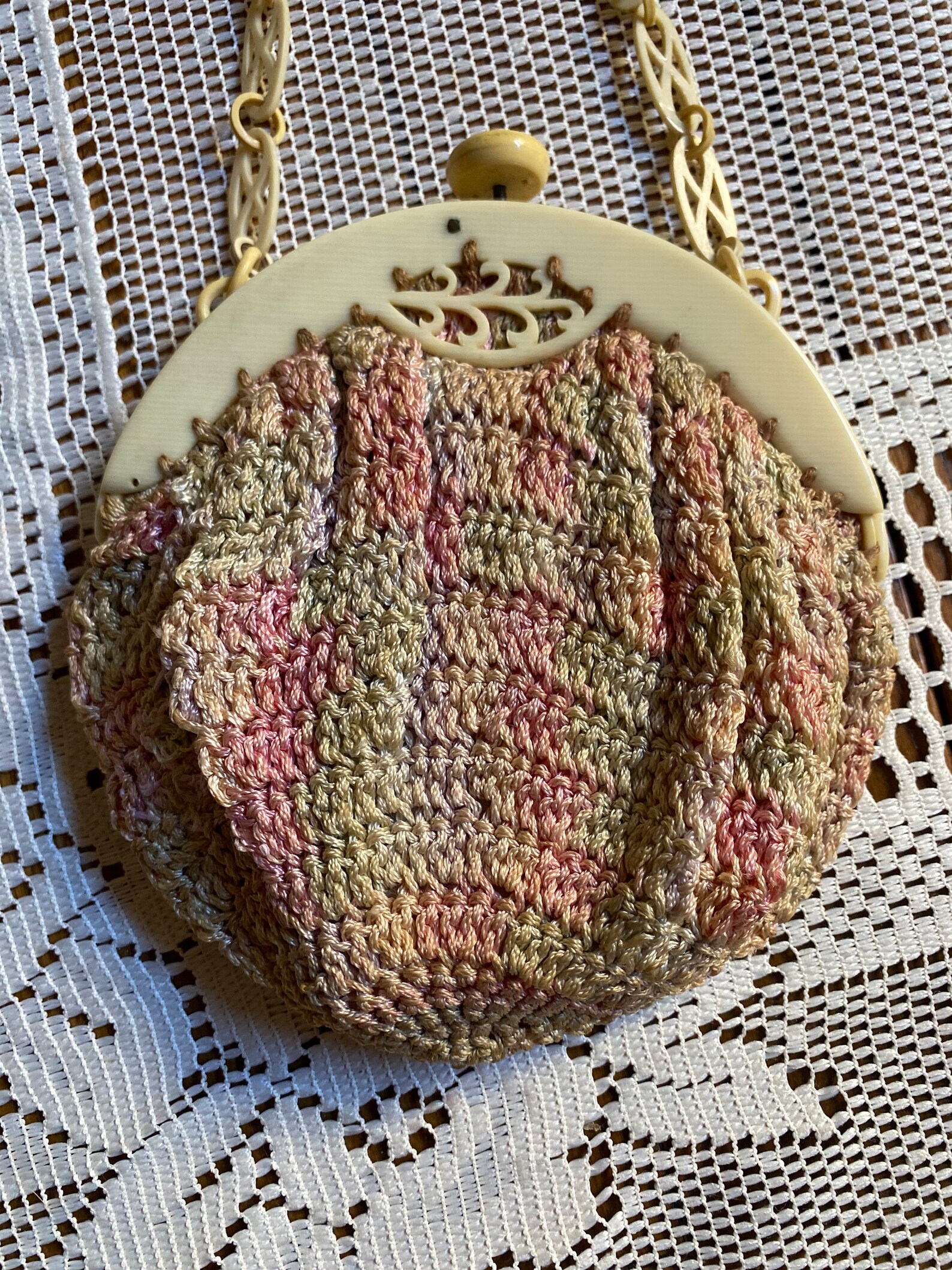 1920s Art Deco Early Bakelite Celluloid Frame Flapper Handbag - Etsy UK