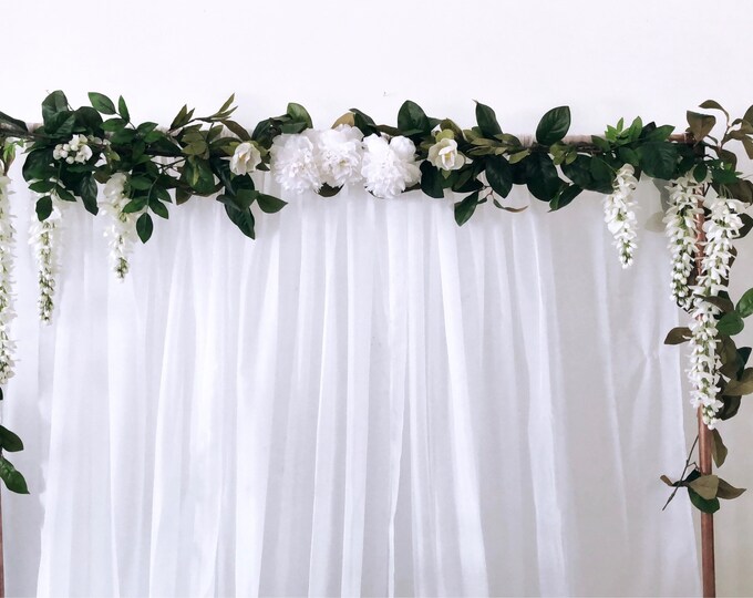 Wedding Backdrop/ Backdrop Stand/ Ceremony Backdrop/winter Wedding ...