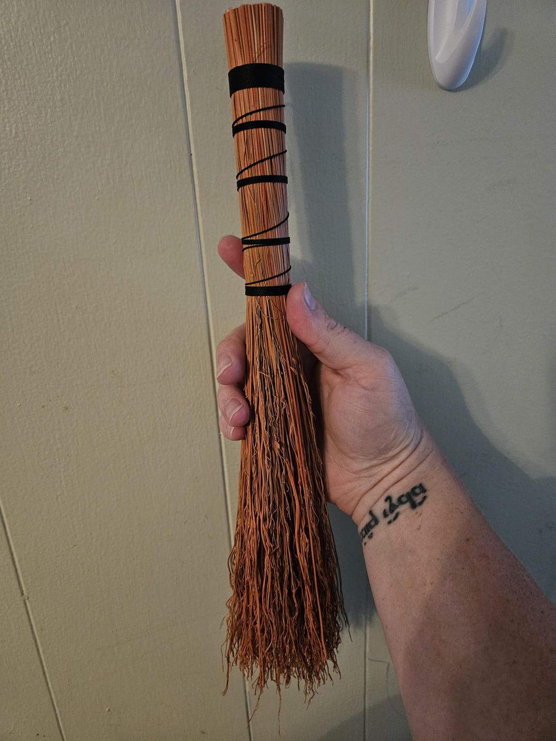 Spooky Little Sweeper- Handmade Altar Broom – Small Besom for Rituals ...