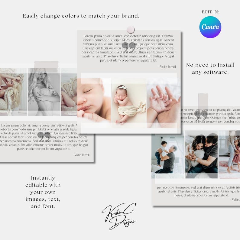 Editable Canva Template | Instant Digital Download | Instagram Facebook ...