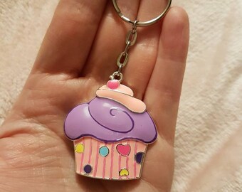 Cupcake keyring | Etsy