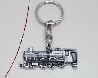 Steam Train Keychain - Etsy