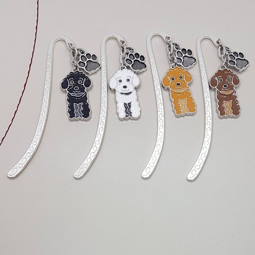 Cockapoo Enamel Charm Black White Brown Keyring Keychain - Etsy UK